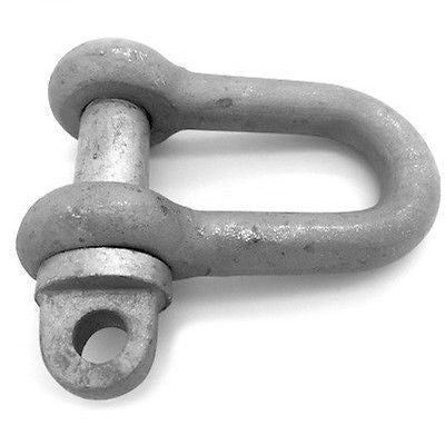 1" SWL 3.75 TON Galvanised Dee Shackle BS 3032 – Chain Care Online